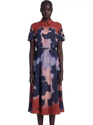 Altuzarra Kiera Midi Shirt Dress - Multicolour
