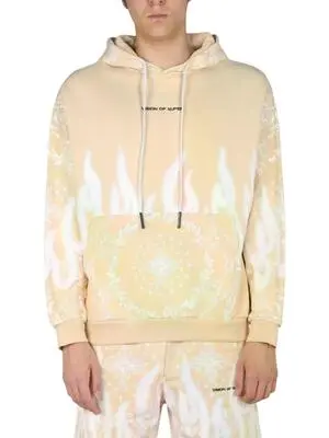 VISION OF SUPER Paisley-pattern Hoodie - Neutrals