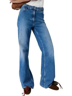Gerard Darel Alea High-rise Jeans - Blue