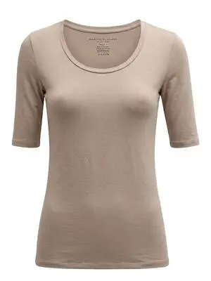 Majestic Filatures Stretch-Jersey T-Shirt Neutral