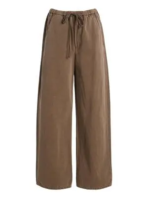 Citizens Of Humanity Aurora Cotton-Flax Sweatpants Brown