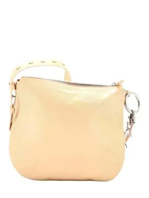 Burberry Knight Leather Small Shoulder Bag - Neutrals