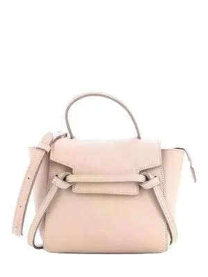 Celine Celine Belt Bag Textured Leather Pico Neutrals