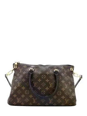 LOUIS VUITTON Pallas Tote Monogram Canvas - Black