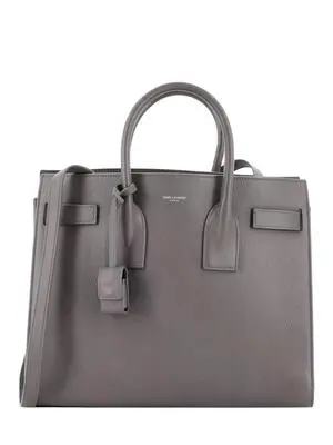 Saint Laurent Sac De Jour NM Small Tote Bag Grey