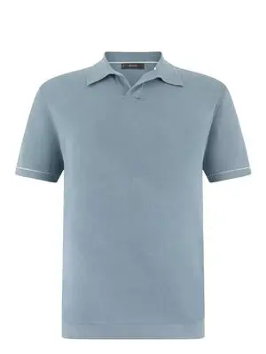 Boggi Milano Polo-collar T-shirt - Blue