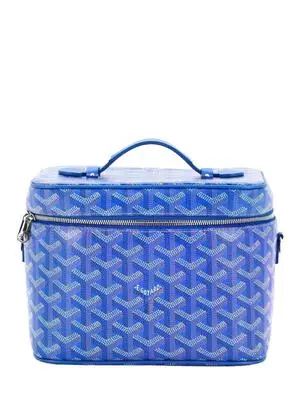 Goyard Muse Vanity Case Coated Canvas Pouch - Blue
