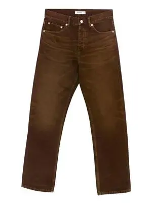 Sandro Regular Fit Faded Effect Jeans - Brown