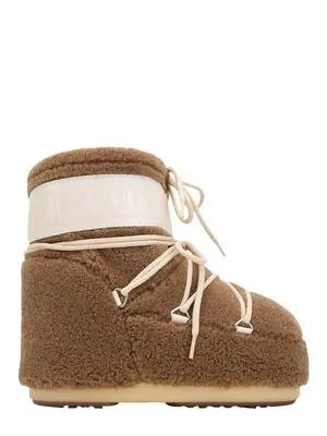 Moon Boot Icon Fleece Low Boots - Brown