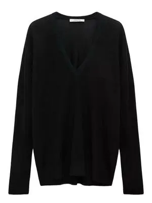 Dorothee Schumacher Romance V-neck Sweater - Black