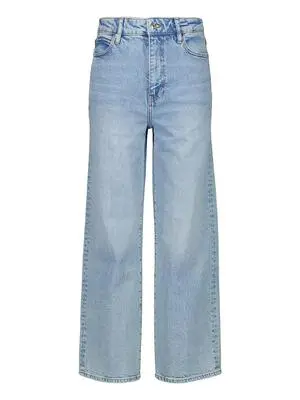 FRAME Dolly Light Wide-Leg Jeans
