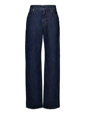 Fendi Dark Long Jeans - Blue