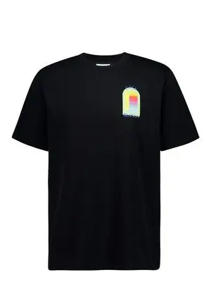 Casablanca Black L’arche Organic Cotton T-shirt - Multicolour