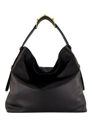 Gucci Leather Beatrix Large Tote Bag - Black