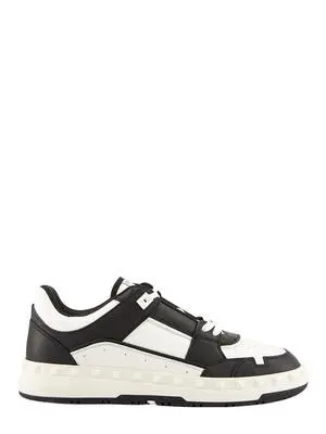 Valentino Garavani Freedots Calfskin Low-Top Sneakers Multicolour