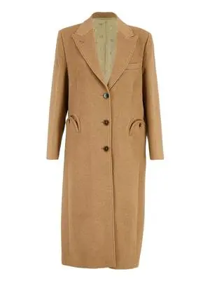 BLAZÉ MILANO Mylius Camel Hair Overcoat - Brown