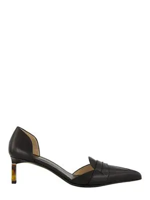 TOM FORD Grain Leather D'orsay Pumps - Black