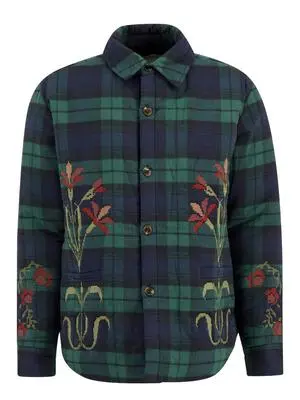 BAZISZT Masin Cotton Shirt Jacket - Multicolour