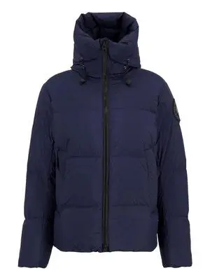 Canada Goose Crofton Matte Puffer Jacket Blue