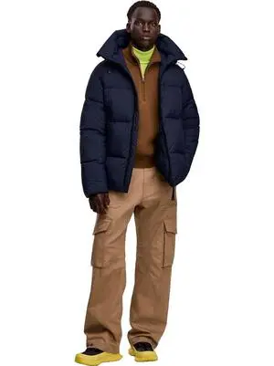 Canada Goose Crofton Matte Puffer Jacket Blue