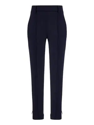 Gucci Slim-fit Wool-silk Trousers - Blue
