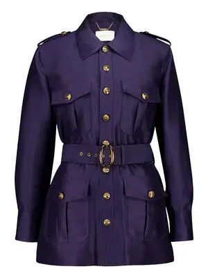 Zimmermann Hypnotic Utility Jacket - Blue