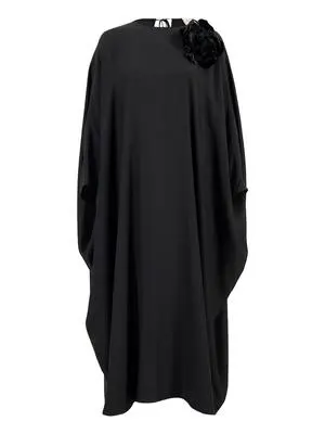PAULA Silk Kaftan Dress - Black