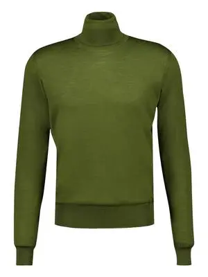 Saint Laurent Turtleneck Sweater - Green