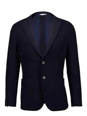 Boglioli Virgin Wool-cotton Blazer - Blue
