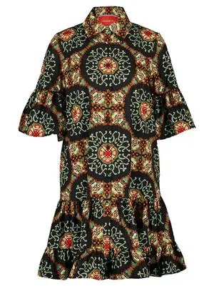 La DoubleJ Choux Tiered Mini Dress - Multicolour
