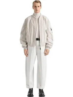 Givenchy Cotton Bomber Jacket Beige