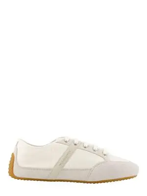 Givenchy Slim Nylon And Suede Sneakers - White