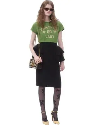 Valentino Garavani Printed Cotton T-shirt - Green