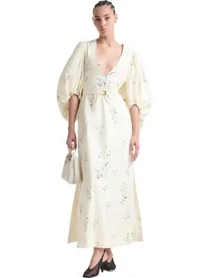 Altuzarra Corrie Maxi Dress - White