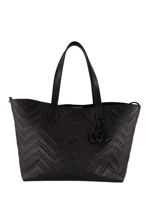 Gucci Gg Marmont Large Tote Bag - Black