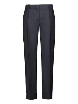 Versace Wool-mohair Formal Trousers - Grey