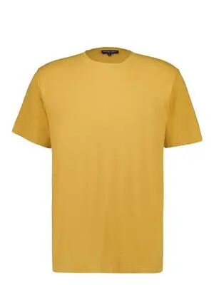 Frescobol Carioca Tuscan Sun Dinis Cotton-Linen T-Shirt Orange