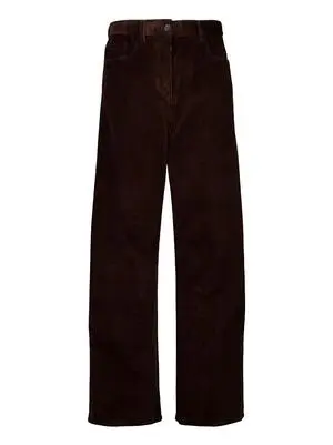 Miu Miu Cocoa Corduroy Pants - Brown