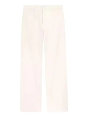 Ami Loose-fit Cotton Twill Jeans - Neutrals