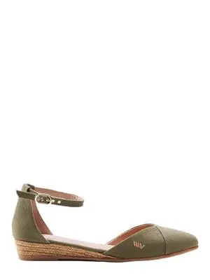 VISCATA Montroig Canvas Espadrille - Olive