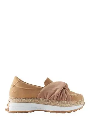 VISCATA Giverola Suede Espadrille Sneakers - Camel