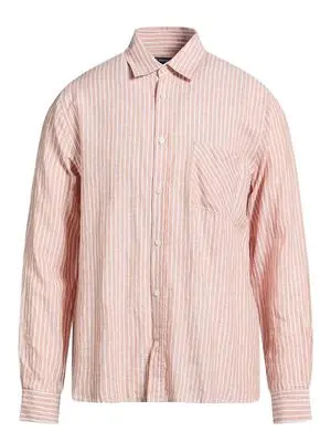 Frescobol Carioca Telles Striped Linen Shirt - Copper
