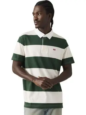 LEVI'S Classic Short-sleeve Rugby Shirt - Kieren Stripe Python