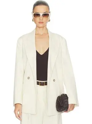FRAME The Lounge Blazer - Ecru