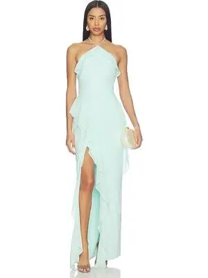 Amanda Uprichard Alessandra Maxi Dress - Celadon