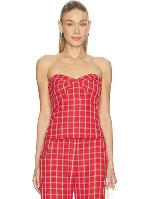 Amanda Uprichard Soho Top - Red