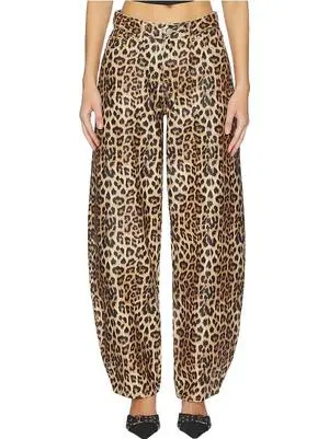 DR. DENIM Nanci Barrel Pant - Leopard