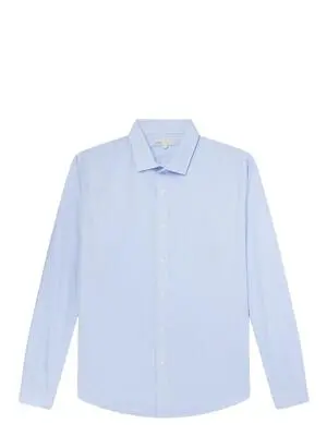 Onia Striped Cotton-poplin Shirt - Blue