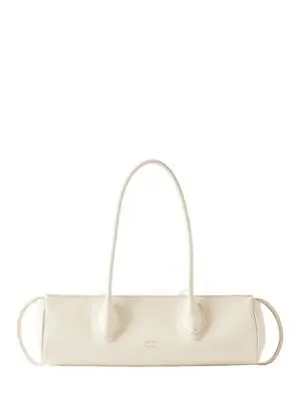 Khaite Donna Leather Shoulder Bag - Neutrals