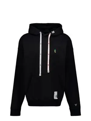 Mihara Yasuhiro Leon Embroidery Hooded Sweatshirt - Black